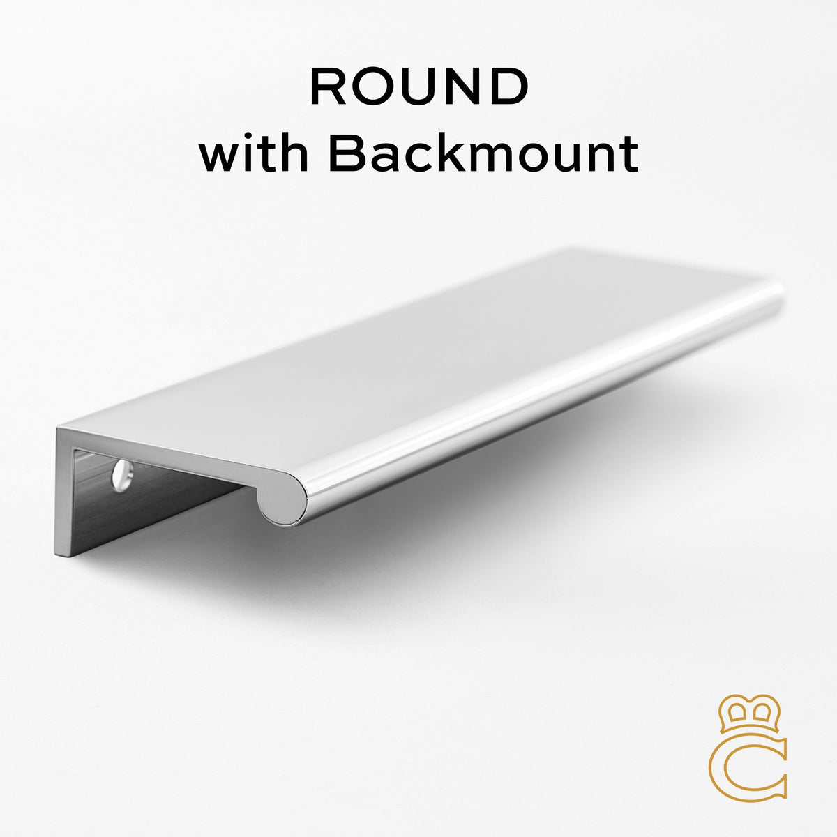 Edge Pull - Round w/Backmount – TheDrawerPull.com